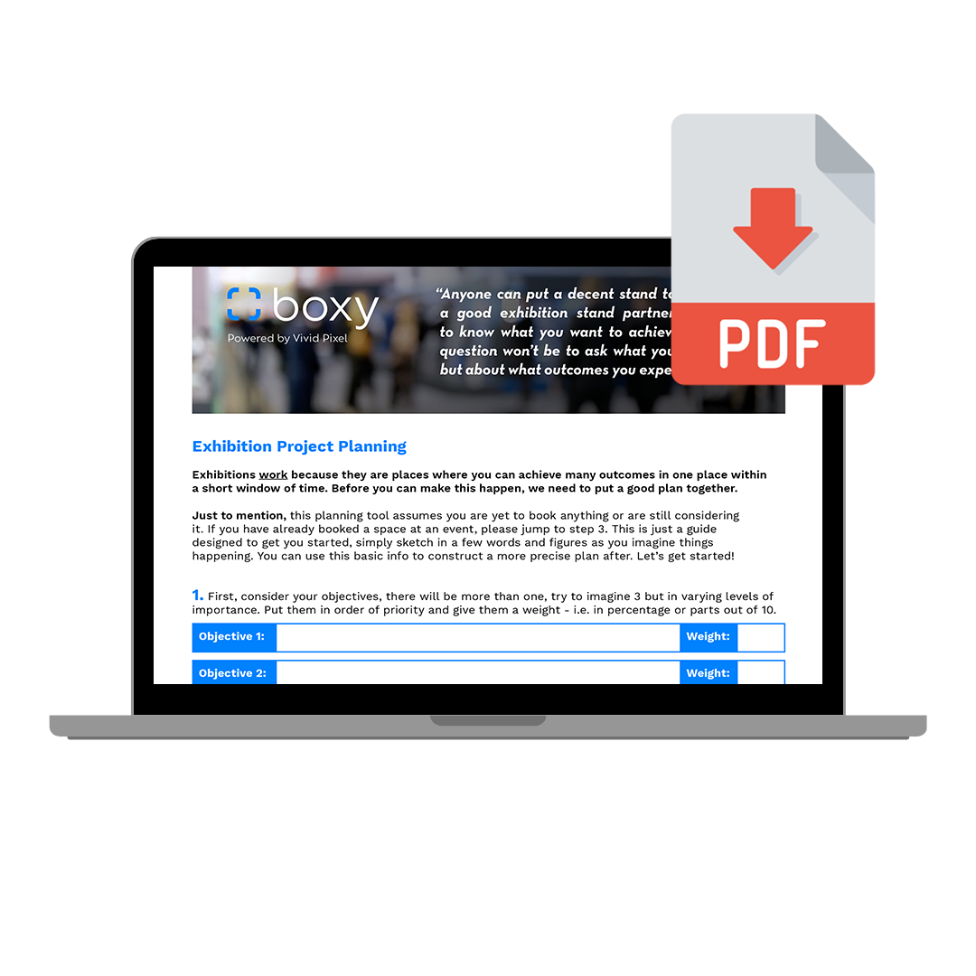 Exhibition Planner | Exhibition Planning Template | Boxy Space